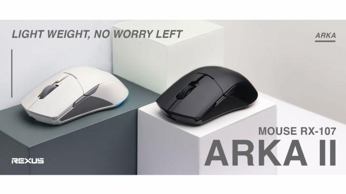 Review REXUS ARKA II RX 107, Wireless Mouse Gaming Nyaman untuk ...