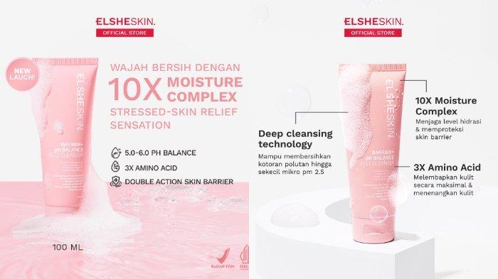 Review ElsheSkin Barrier+ pH Balance Jelly Cleanser Warna Pink dan ...