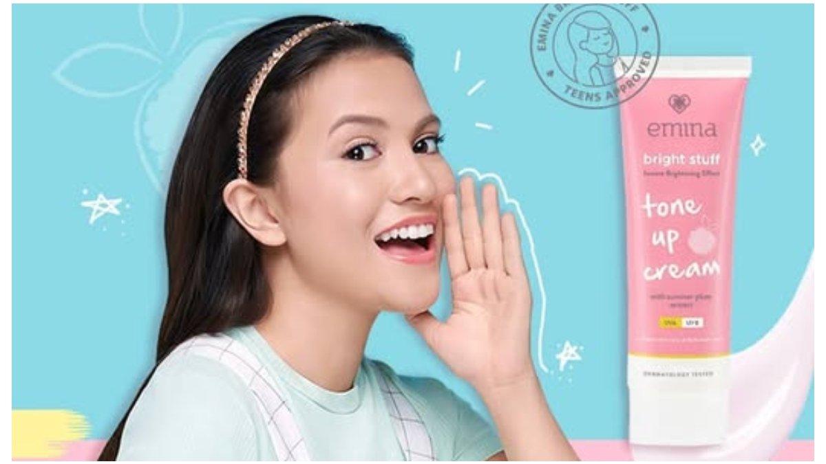 Review emina Bright Stuff Tone Up Instant Brightening Cream, Pencerah ...