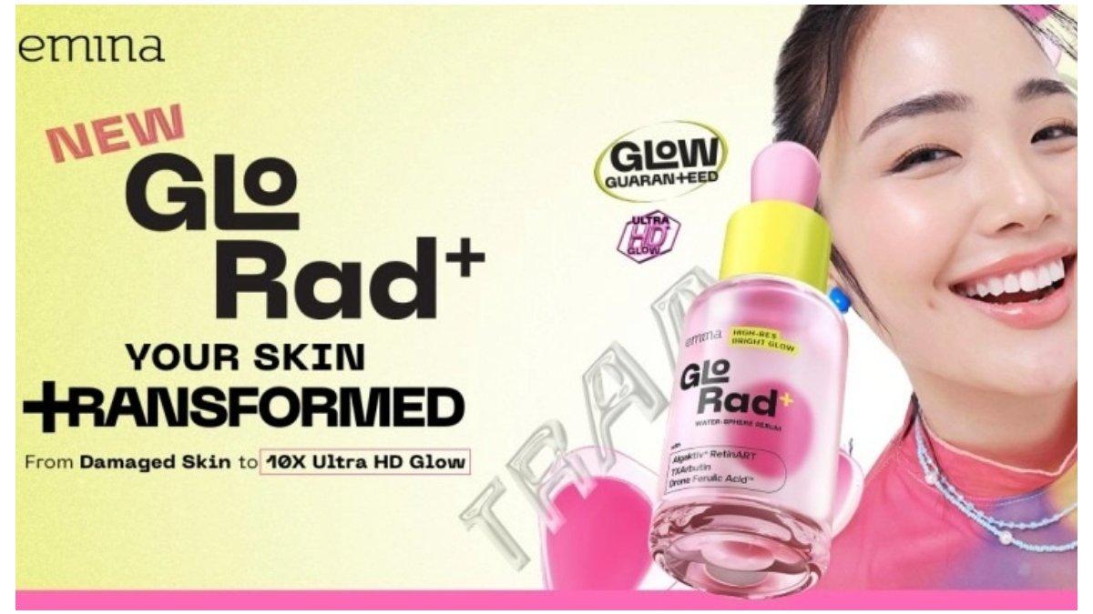 4 Rangkaian Skincare emina GloRad Series, Produk Baru untuk Kulit Cerah ...