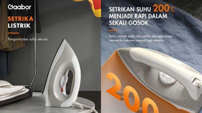 Review Gaabor Setrika Listrik GGS-M06A, Panas Merata Rapi dalam Sekali ...
