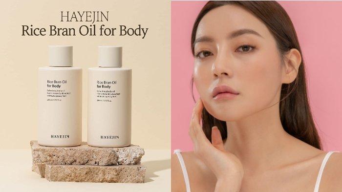 Review HAYEJIN Rice Bran Oil for Body, Solusi Tepat untuk Lembapkan Kulit Badan - Tribunshopping.com