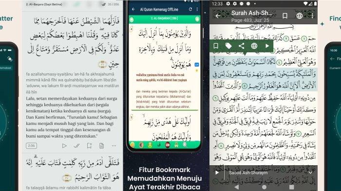 7 Pilihan Aplikasi Al Quran di HP Android untuk Sambut Ramadhan 1445 H - Tribunshopping.com