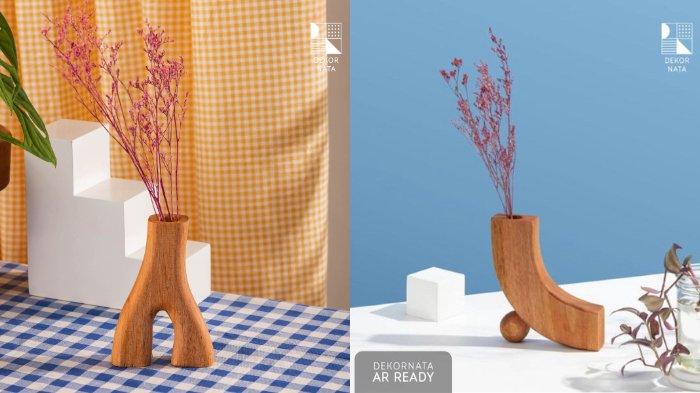 5 Rekomendasi Vas Bunga Kayu dari Dekornata, Ciptakan Keindahan Ruang ...