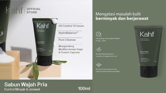 Manfaat Kahf Face Wash Warna Hijau, Varian Oil and Acne Care, Bisa ...
