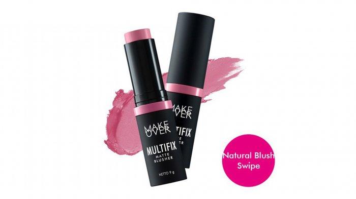 MAKE OVER Multifix Matte Blusher, Blush On Stick dengan Tekstur Velvety ...