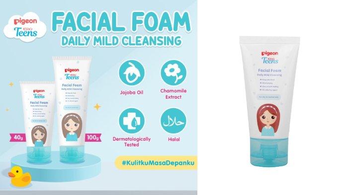 Review pigeon Teens Facial Foam Daily Mild Cleansing, Pembersih Muka ...