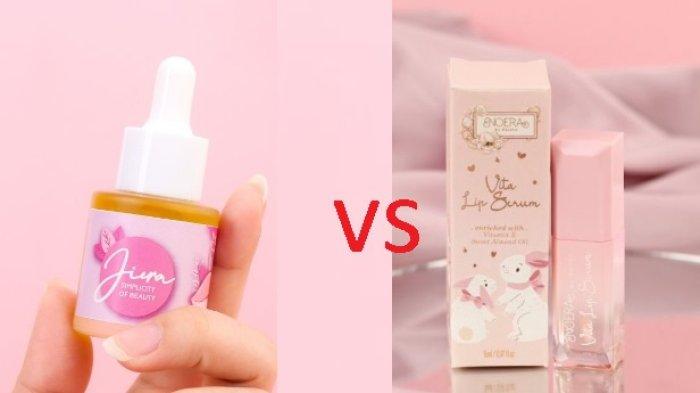 Battle Produk JIERA Natural Lip Serum vs Noera Vita Lip Serum, Yuk ...