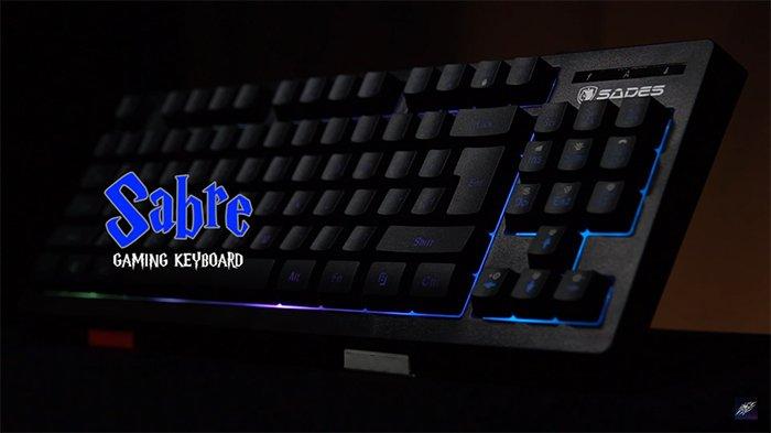 SADES Sabre, Keyboard Gaming TKL yang Ringkas dengan 6 Mode Pencahayaan ...