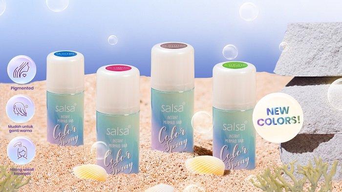 Review Salsa Instant Mermaid Hair Color Spray, Tampil Keren dengan ...