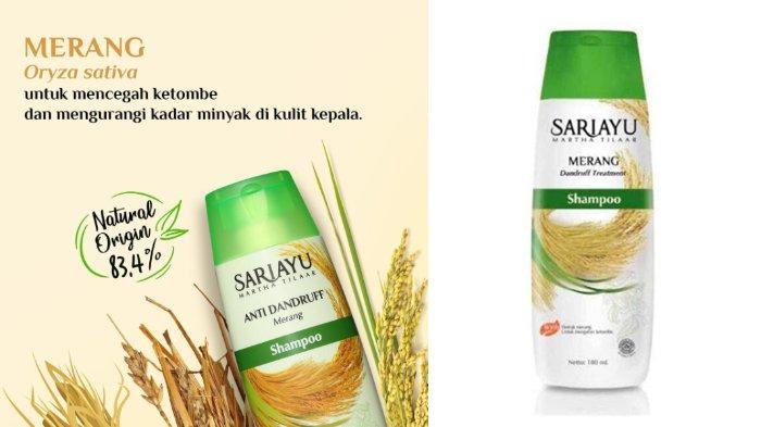 Review SARIAYU Anti Dandruff Shampoo Merang, Efektif Cegah Rambut ...