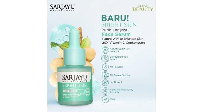 Review SARIAYU Bright Skin Putih Langsat Face Serum, Cerahkan Kulit Tanpa Mengiritasi ...