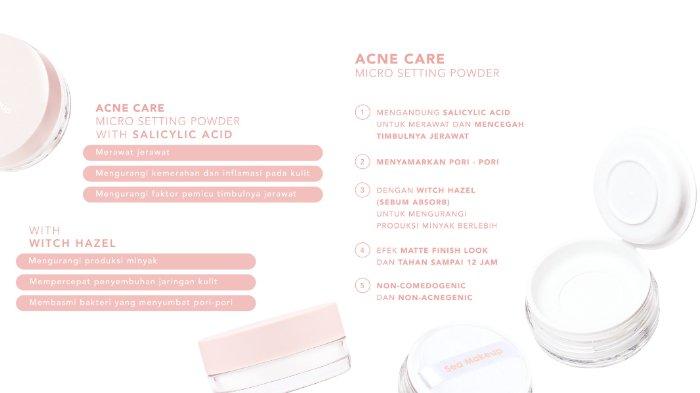 Review Sea Makeup Acne Care Micro Translucent Setting Powder, Bedak ...
