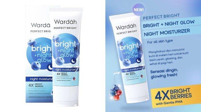 Review Wardah Perfect Bright + Night Glow Moisturizer, Pelembap untuk ...