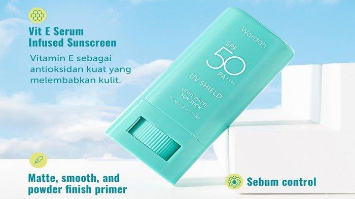 Wardah UV Shield Light Matte Sun Stick, dengan Formula 3 in 1 ...