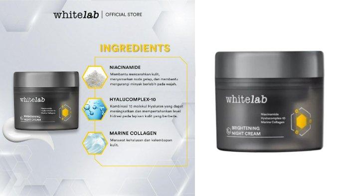 Review whitelab Brightening Night Cream, Skincare Malam yang Cocok Buat ...