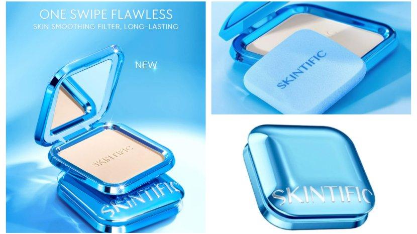 Review SKINTIFIC Ultra Cover Powder Foundation, Hasil Blurry dan ...
