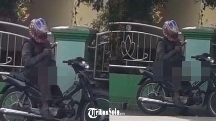 Heboh Pria Keluarkan Alat Vital di atas Motor di Karanganyar, Polisi Duga Miliki Gangguan ...