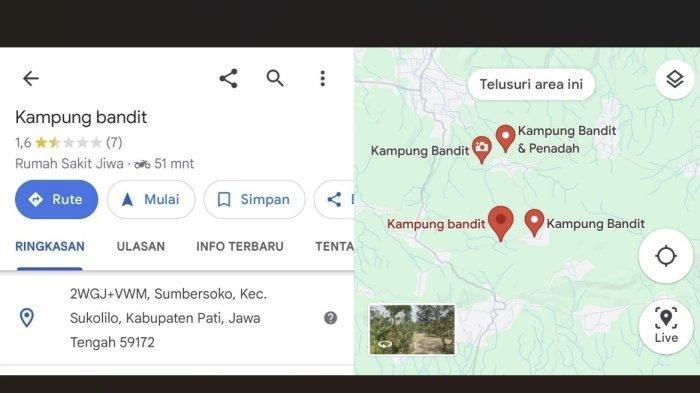 Viral Desa Sumbersoko Dinamai Kampung Bandit di Google Maps, Pemkab ...