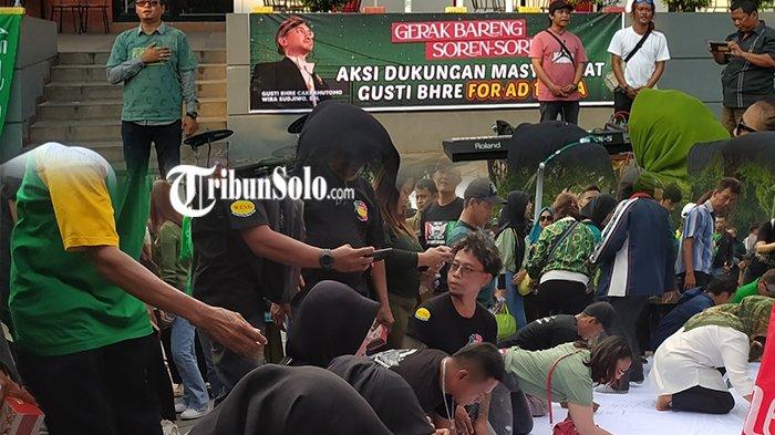 Gerak Bareng Soren-soren, Aksi Dukung Mangkunegara X Maju Jadi Penerus Gibran di Solo Jateng ...