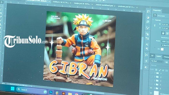 Begini Sosok Gibran Jika Menjadi Tokoh Anime Naruto, Karakternya ...