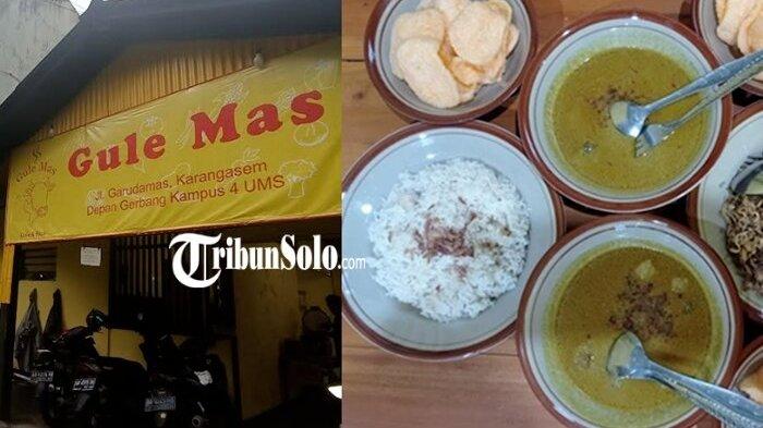 Kuliner Solo: Gule Mas UMS, Gule Viral Harga Murah di Kawasan ...