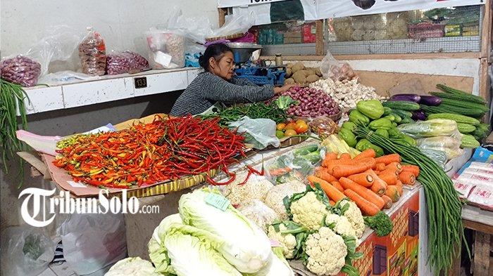 Harga Sayuran Jelang Nataru di Pasar Ir Soekarno Sukoharjo Bikin Pusing, Naik Sampai 100 Persen ...