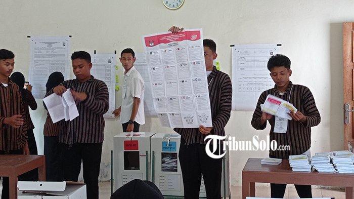 Perhitungan Suara DPR RI di TPS Tempat Bupati Wonogiri Jekek Nyoblos ...