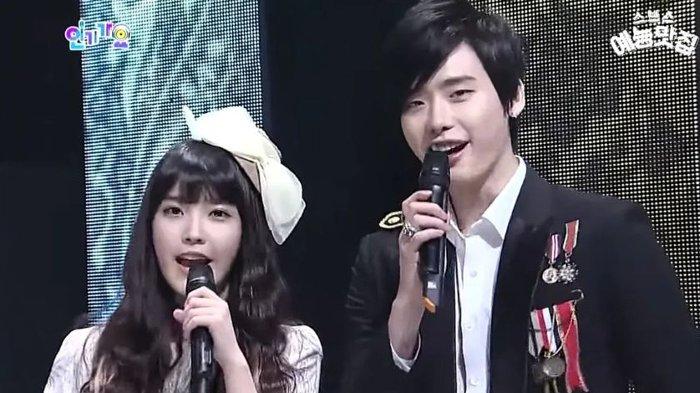 SBS Bagikan Kompilasi IU dan Lee Jong Suk saat Masih Jadi Host Inkigayo ...