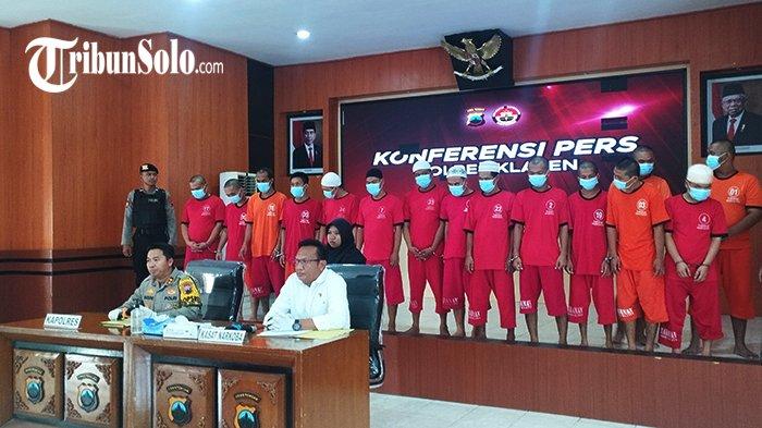 Kasus Narkoba di Klaten : 16 Orang Ditangkap, Ada Bocah 16 Tahun & Residivis Baru Keluar 4 Bulan ...