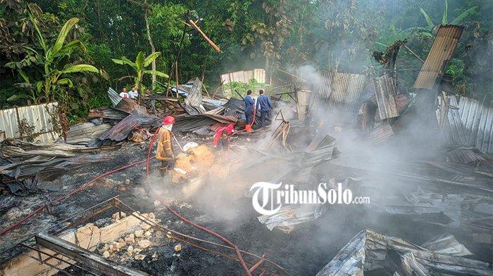 Kandang di Kalijambe Sragen Ludes Terbakar, 13 Ribu Anak Ayam Mati Terpanggang, Kerugian Rp1,2 M ...