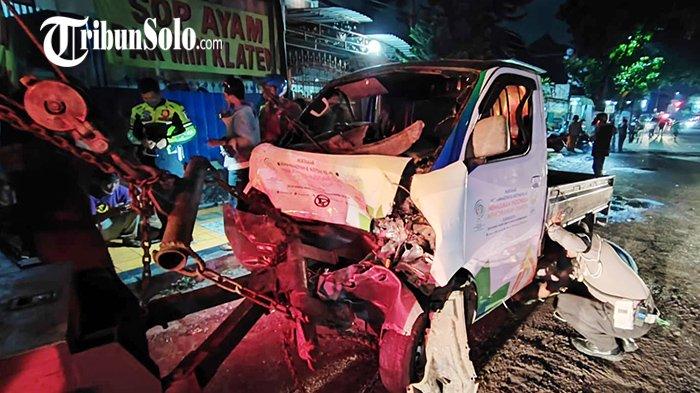 Kecelakaan Karambol di Jalan Mayor Sunaryo Klaten : Libatkan Pikap hingga Livina,Tak Ada Korban ...