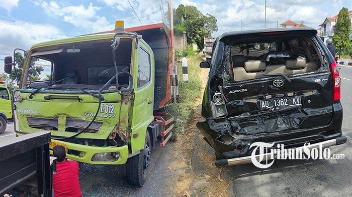 Dugaan Awal Penyebab Kecalakaan Karambol di Jalan Solo-Jogja Klaten : Sopir Kurang Konsentrasi ...