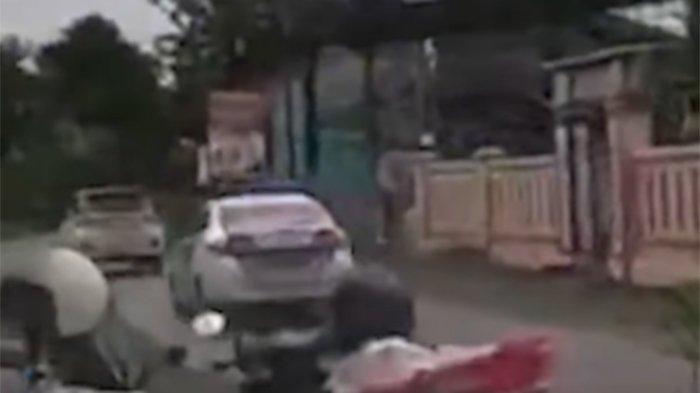 Viral, Kejar-kejaran Bak Film Action Mobil Polisi & Mobilio di Tegal, Sopir Berenang Kabur ...