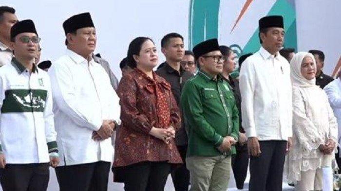 Harlah PKB di Solo, Prabowo Subianto dan Puan Maharani Terlihat Duduk Bersebelahan - Tribunsolo.com
