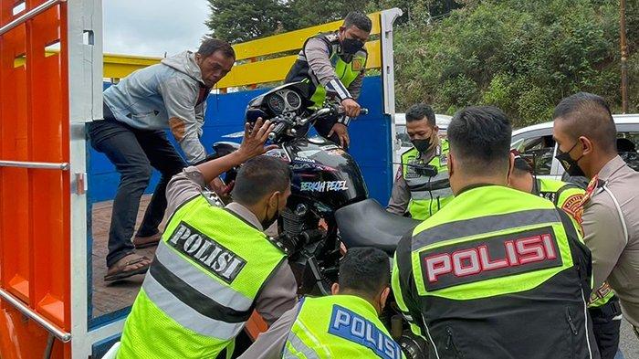 Terulang Lagi, Belasan Sepeda Motor Pakai Knalpot Brong Ditilang di Tawangmangu: Motor Disita ...
