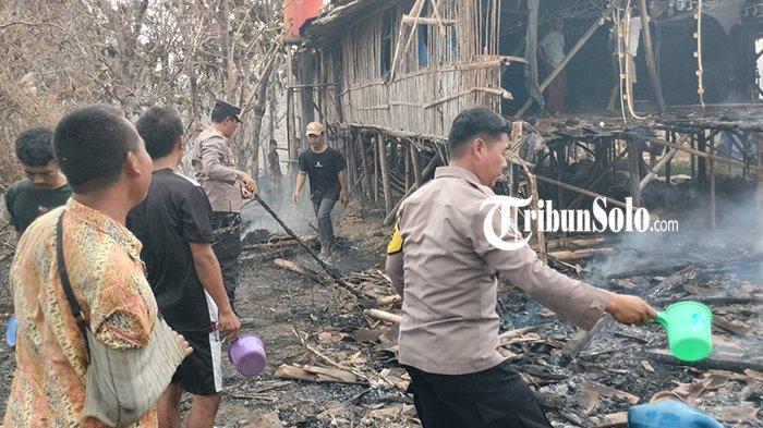 Kandang Ayam Terbakar, Warga Kalijambe Sragen Rugi hingga Rp80 Juta - Tribunsolo.com