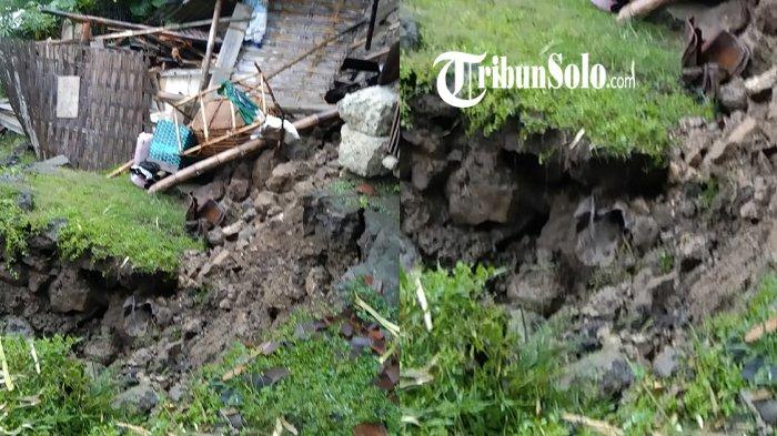 Talut Sungai Mungkung di Desa Pandak Sragen Sepanjang 15 Meter Longsor ...