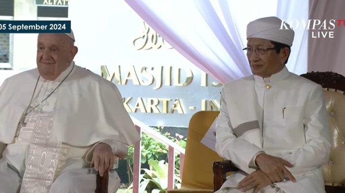 Paus Fransiskus Jadi Saksi Fungsi Terowongan Silaturahmi Istiqlal-Katedral di Jakarta ...