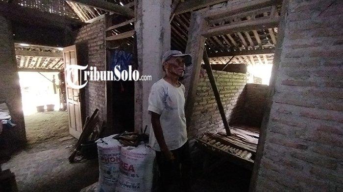 Tembok Rumah Lansia di Klaten Ambruk Terdampak Gempa, Kini Diusulkan Dapat Bantuan - Tribunsolo.com