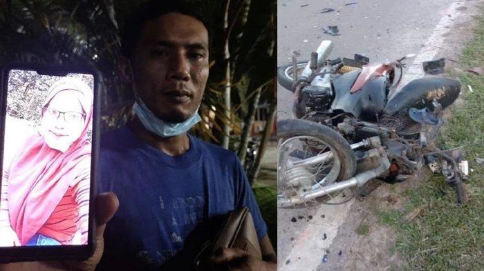 Pilu Suami Saksikan Istri Hamil Tewas Kecelakaan Di Belakang Motornya