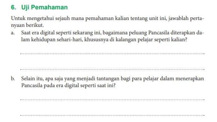 Kunci Jawaban PKN Kelas 10 Halaman 43 Kurikulum Merdeka: Peluang Penerapan Pancasila ...