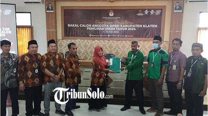 PPP Klaten Daftarkan 46 Bacaleg DPRD ke KPU, Kini Pasang Target Minimal 5 Kursi - Tribunsolo.com