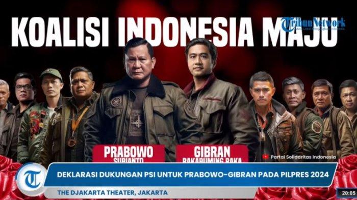 PSI Resmi Dukung Prabowo-Gibran di Pilpres 2024, Kaesang Ajak Berpolitik dengan Gembira ...