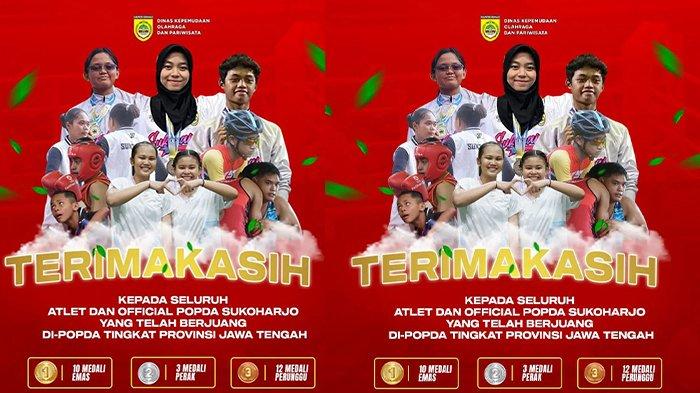 Bikin Bangga! Atlet Asal Sukoharjo Bawa Pulang 25 Medali Popda Provinsi ...