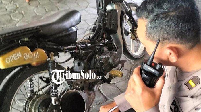 Pakai Knalpot Brong, Motor Peserta Kampanye di Solo Diamankan, Ada Tulisan Nyeleneh Open BO ...