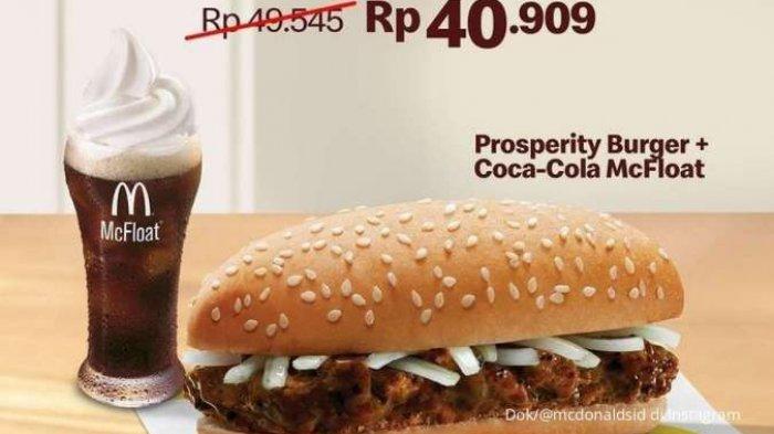 Promo McD Prosperity Burger Terbaru di Maret 2022, Bisa Nikmati Makan ...