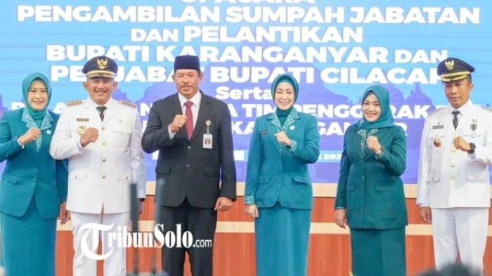Rober Christanto Resmi Dilantik Jadi Bupati Karanganyar oleh Pj Gubernur Jateng di Semarang ...