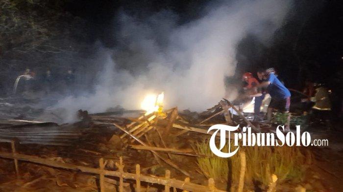 Rumah Warga Kedungrejo Wonogiri Terbakar, Satu Orang Alami Luka Bakar - Tribunsolo.com
