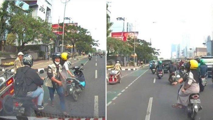 Kronologi Pemotor Mengadang Ambulans di Jalan Raya Jaksel, Ternyata Istrinya Kontraksi di Motor ...